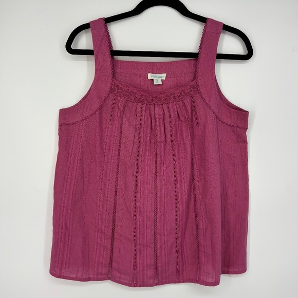 Sundance | Tops | Sundance Womens Small Sleeveless Peasant Blouse Rose ...
